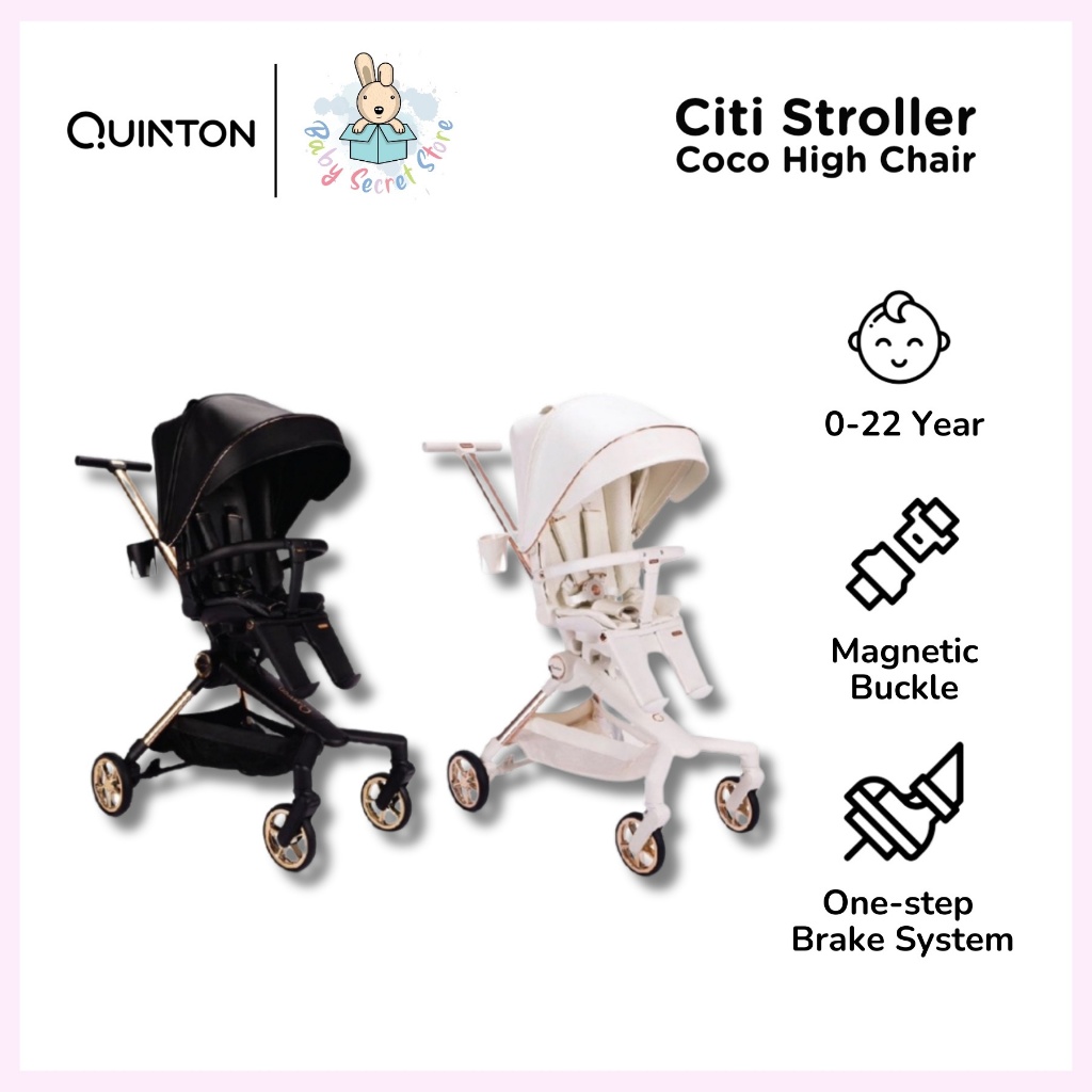 (FREE SHIPPING)Quinton Citi Premium 2 Way Stroller 360 Free reversing ...