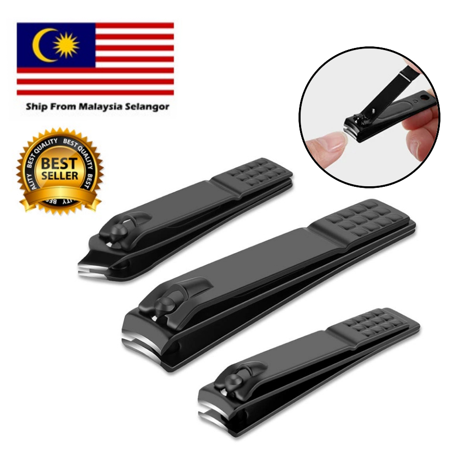 (PREMIUM STAINLESS STEEL) 1pcs Anti Rust Nail Clippers Set Stainless ...