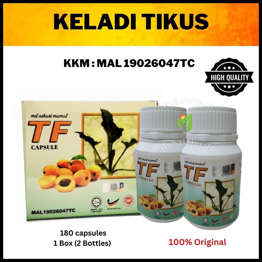 TF CAPSULE KELADI TIKUS - LULUS KKM: MAL9026047TC -100% ORIGINAL HQ MD ...
