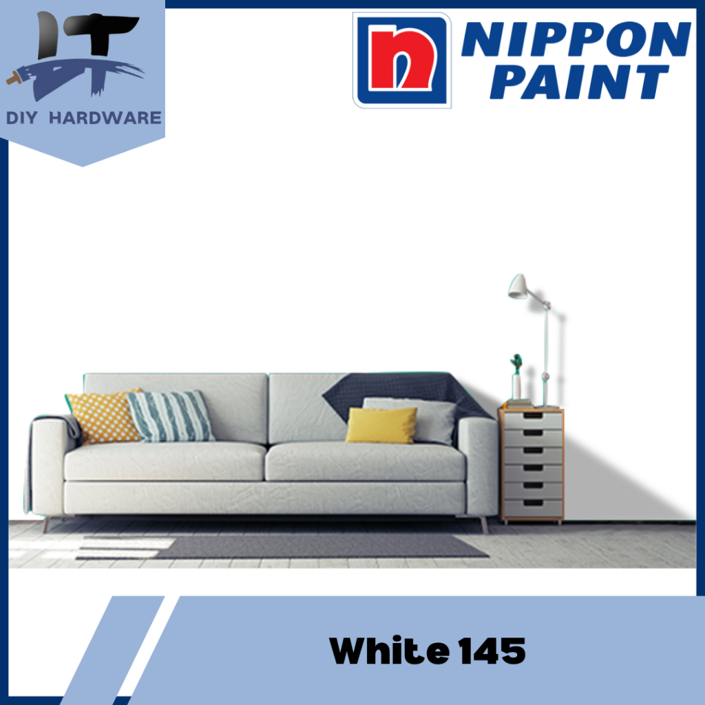 1L / 5L Nippon Paint Platone High Gloss White 1145 Cat Minyak（For Wood ...