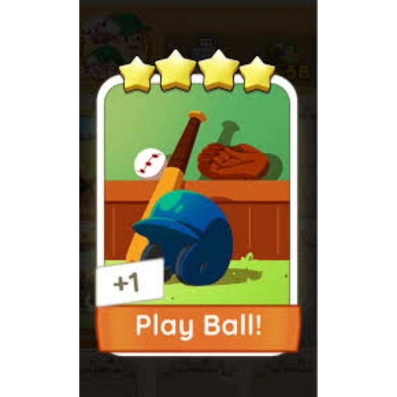 MONOPOLY GO (PLAY BALL!) 4 STAR STICKER | Shopee Malaysia