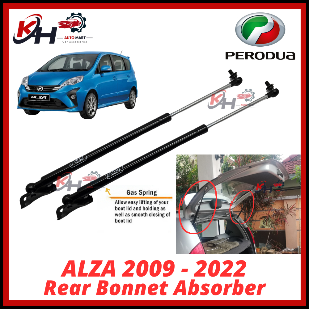 PERODUA ALZA 2009 - 2022 Rear Bonnet Absorber Trunk Damper Gas Spring ...