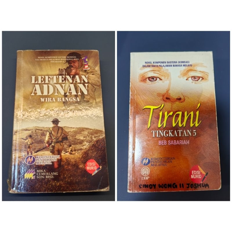 [BUNDLE] Buku Teks Tingkatan 4 & 5 [Leftenan Adnan Wira Bangsa/Tirani ...