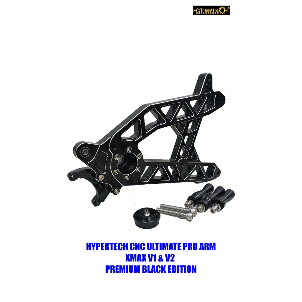 HYPERTECH CNC Ultimate Pro Arm 2 Tone XMax V1 & XMax V2 Silver & Black ...