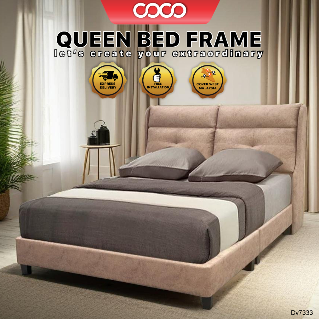 FREE SHIPPING AND INSTALLATION COCO 5Feet Bed Frame Queen/Divan Base/Solid Divan Bedframe ...