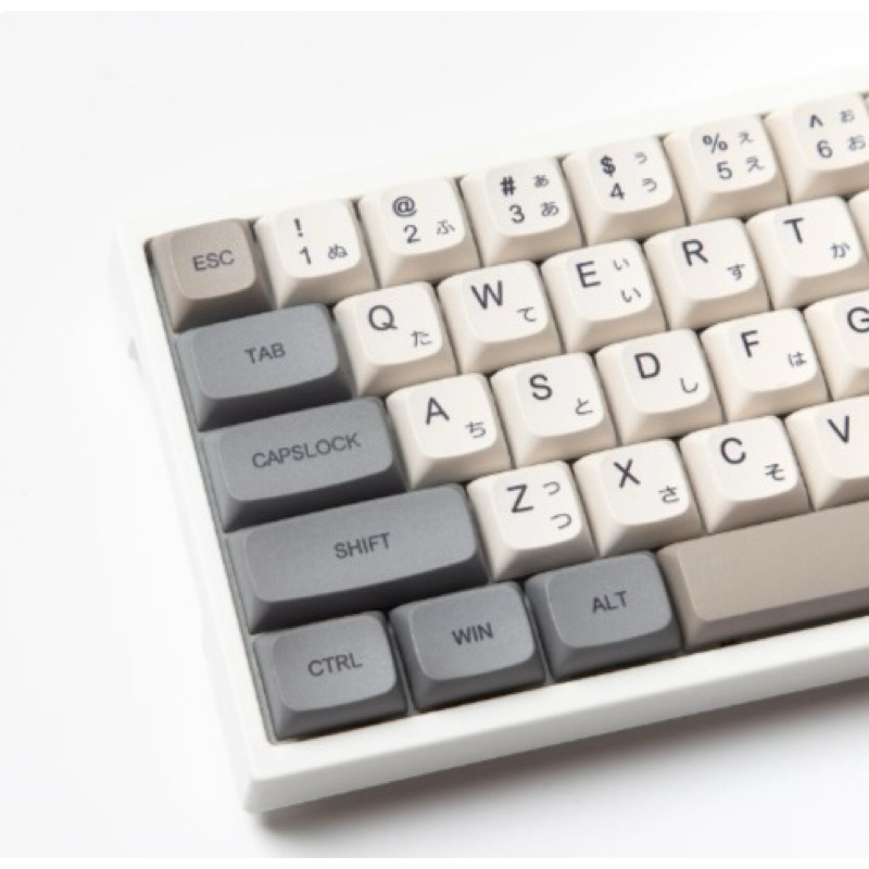 Minimalist White Grey Aesthetic Keycaps | Shopee Malaysia