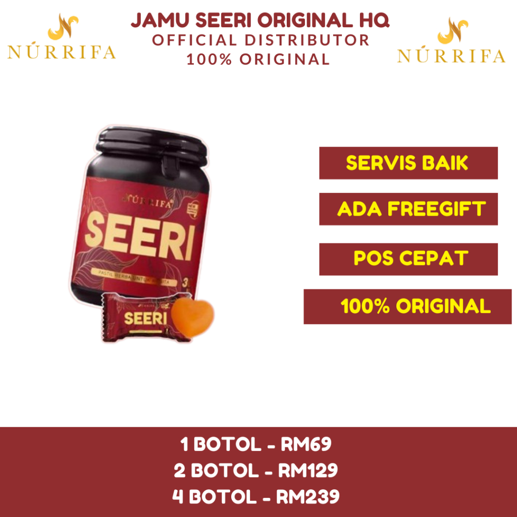 [ORIGINAL HQ] JAMU SEERI NURRIFA HQ JAMU WANITA BUANG ANGIN STABILKAN ...