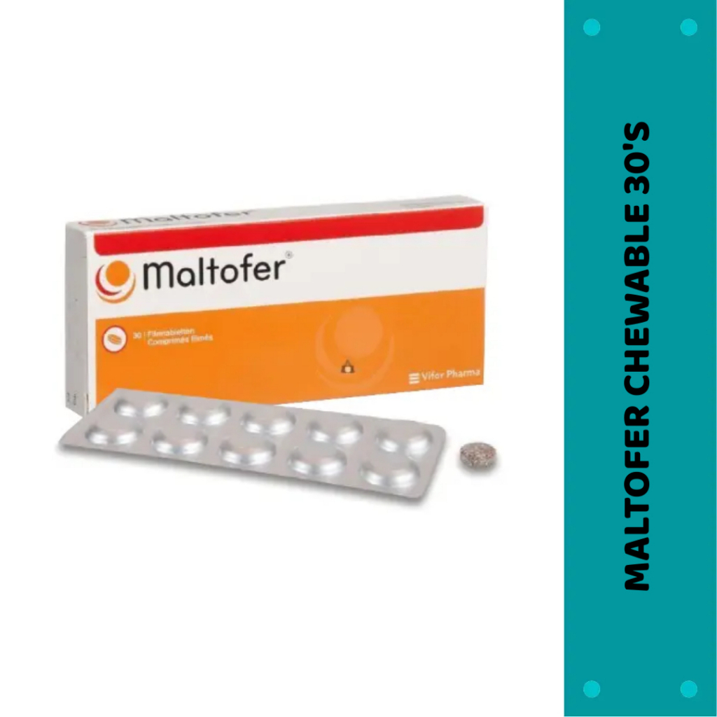 MALTOFER CHEWABLE TABLETS 30'S (Encourages a healthy pregnancy ...