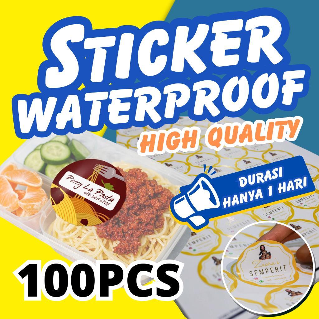 Sticker label waterproof.Sticker produk waterproof.Sticker label produk ...