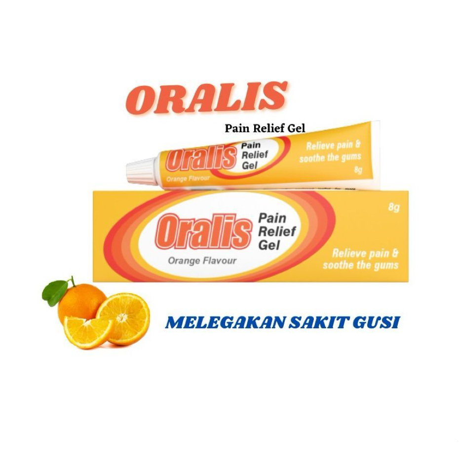 Oralis Pain Relief Gel Orange Flavour 8g | Shopee Malaysia