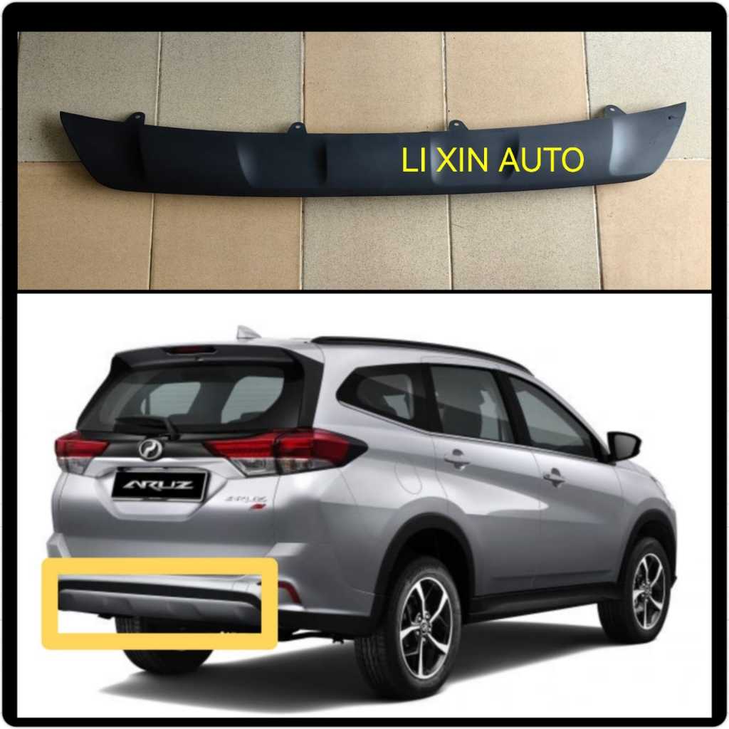 PERODUA ARUZ 2019 REAR BUMPER LOWER SKIRT LIP / BUMPER LOWER | Shopee ...