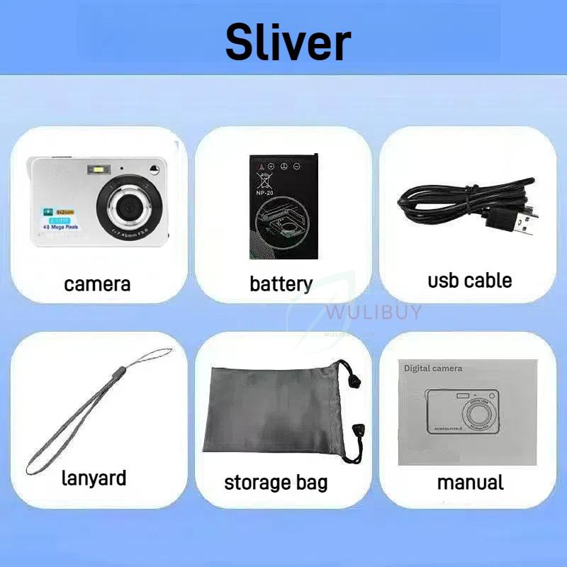 KiTBEEZ🔥 Digital Camera CCD48 1080P HD Video Camcorder 48MP Photo 8X ...