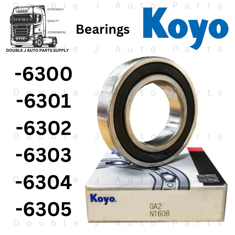 KOYO Bearing original imported from Japan! 6300/6301/6302/6303/6304/6305 | Shopee Malaysia