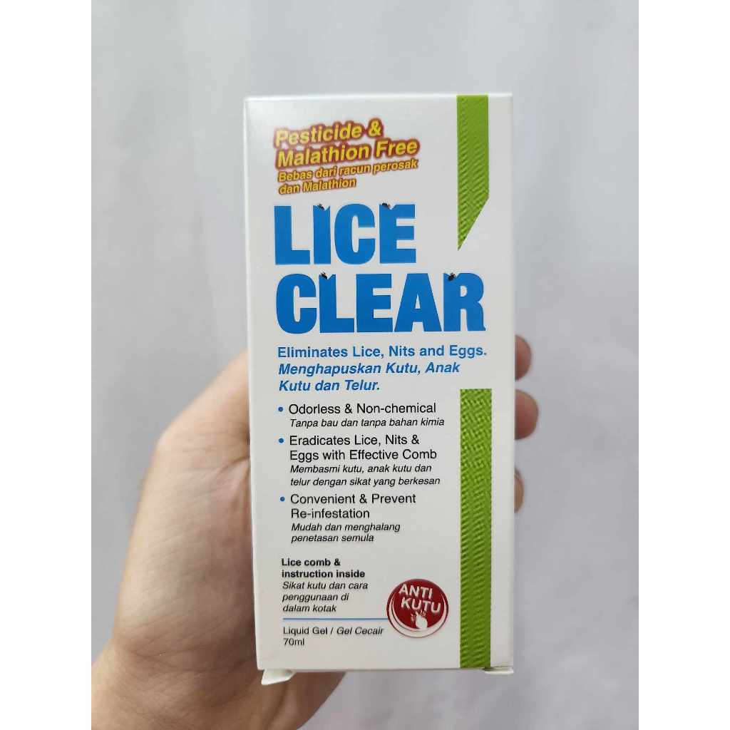 LICE CLEAR Liquid Gel 70ml | Shopee Malaysia