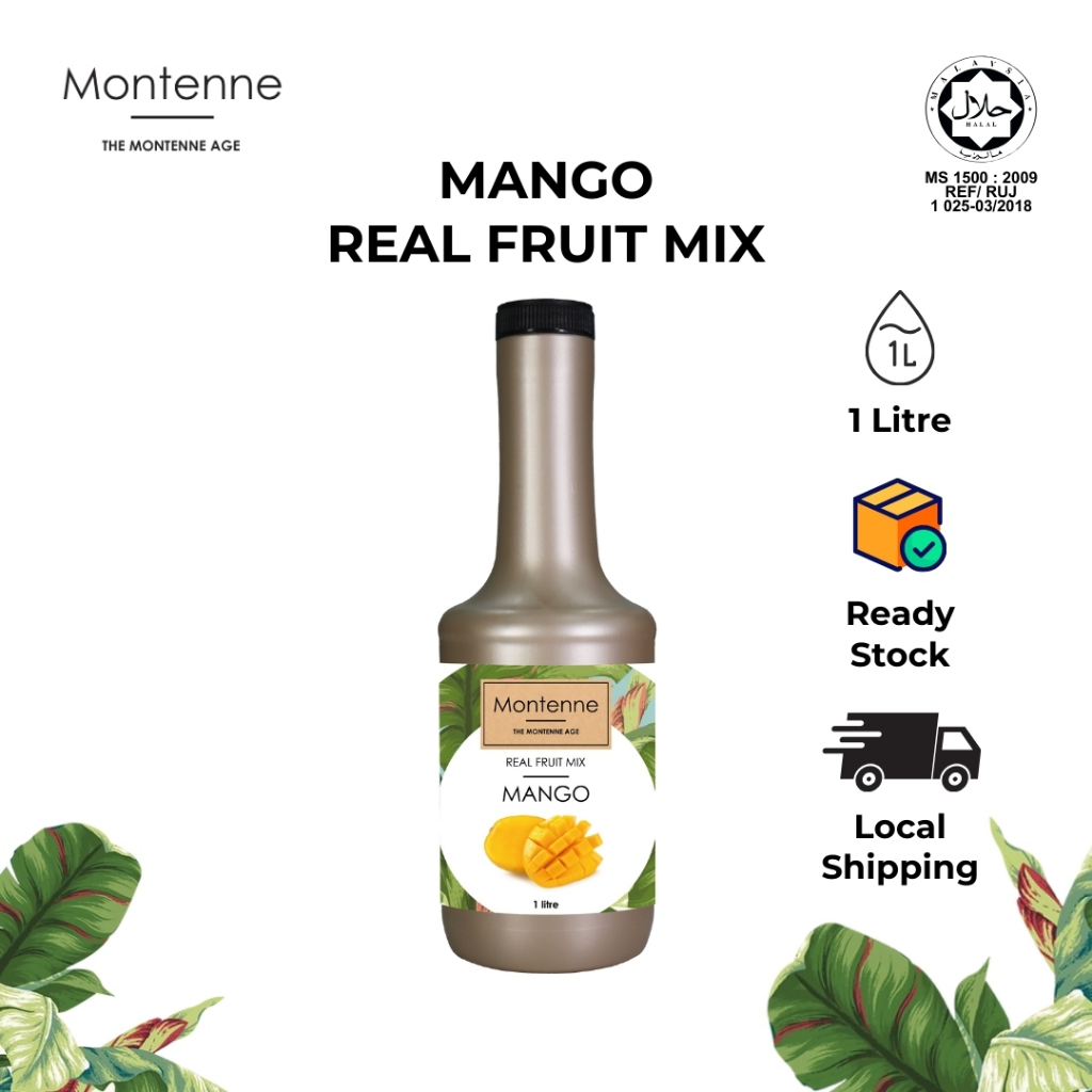 Montenne Mango Real Fruit Mix 1L | Shopee Malaysia
