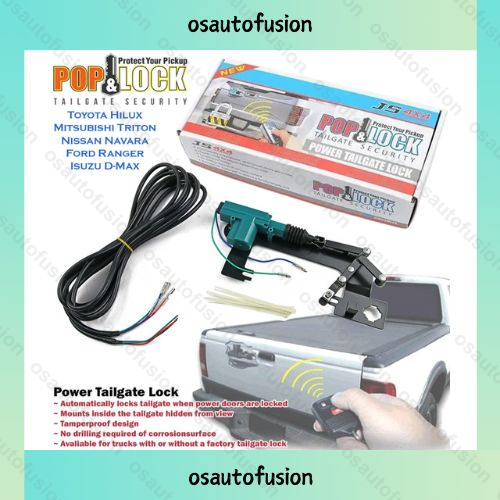 [BARU] POP&LOCK TAIL GATE Security Power Tailgate Lock Toyota Hilux VIGO REVO ROGUE Ford Ranger ...