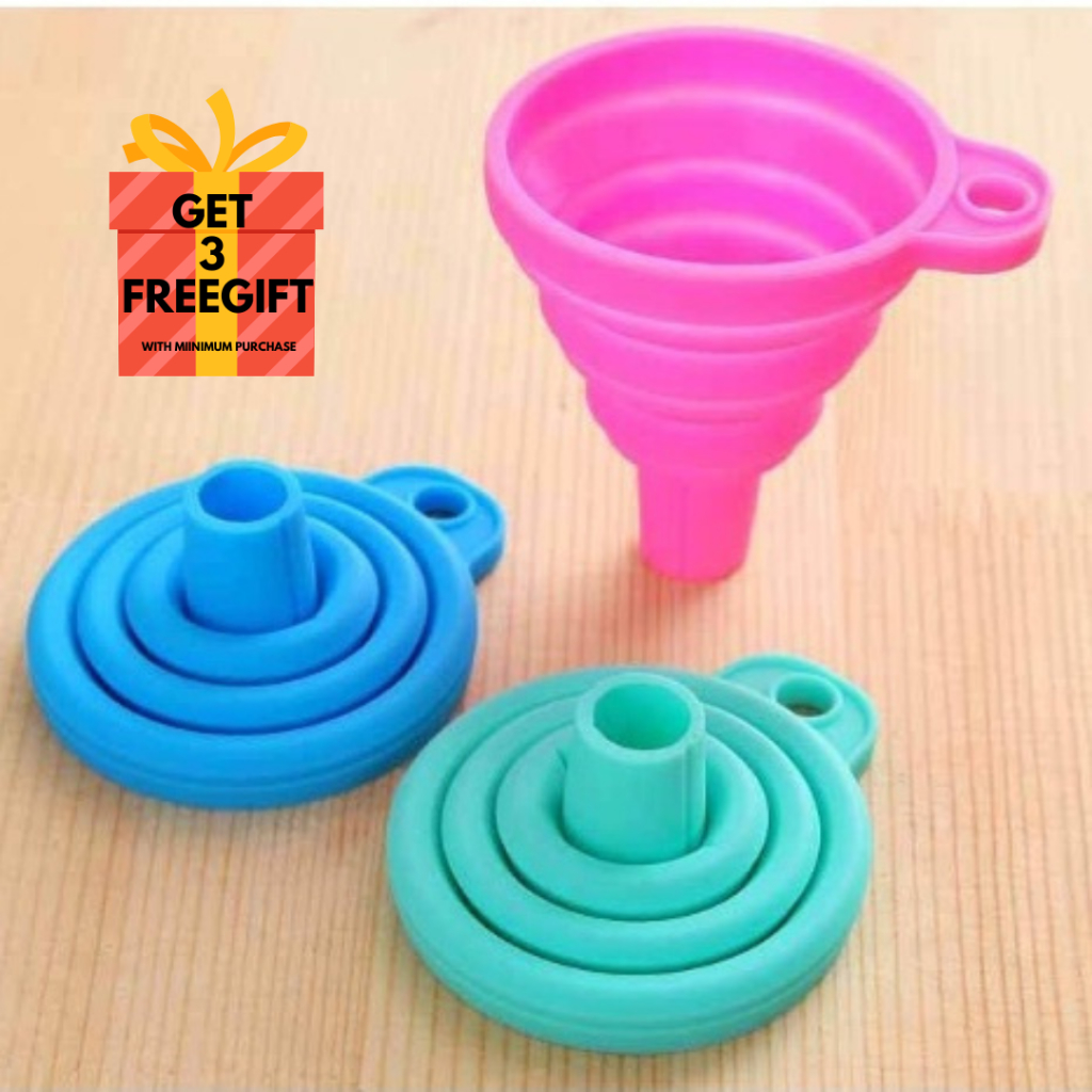 Food Grade Silicone Funnel Foldable Collapsible Retractable Corong ...