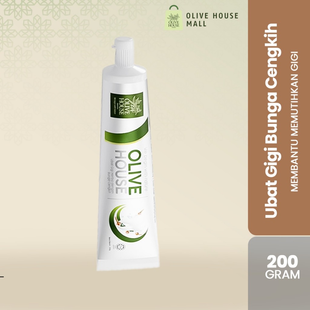 Olive House Ubat Gigi Herba Dengan Bunga Cengkih / Garam Bukit (200g ...