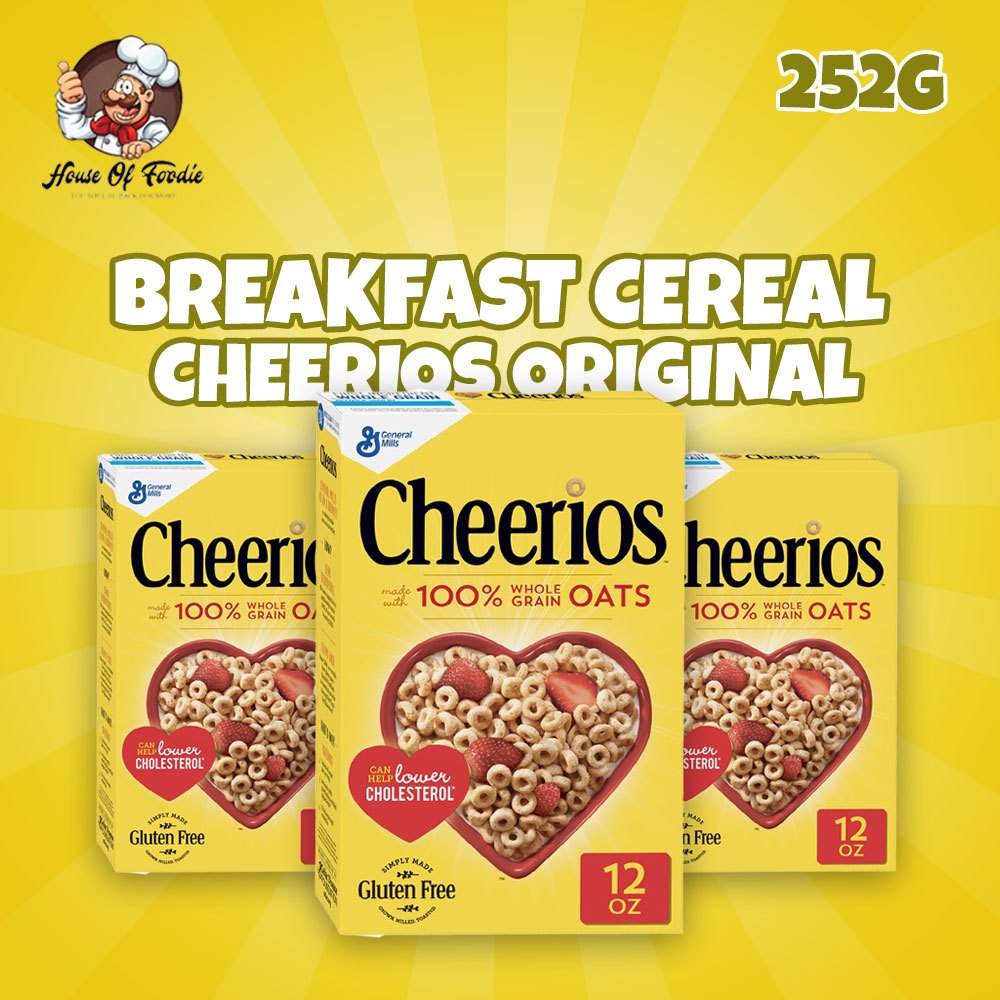 General Mills Cheerios Cereal Original Large Family Pack - 252G ...
