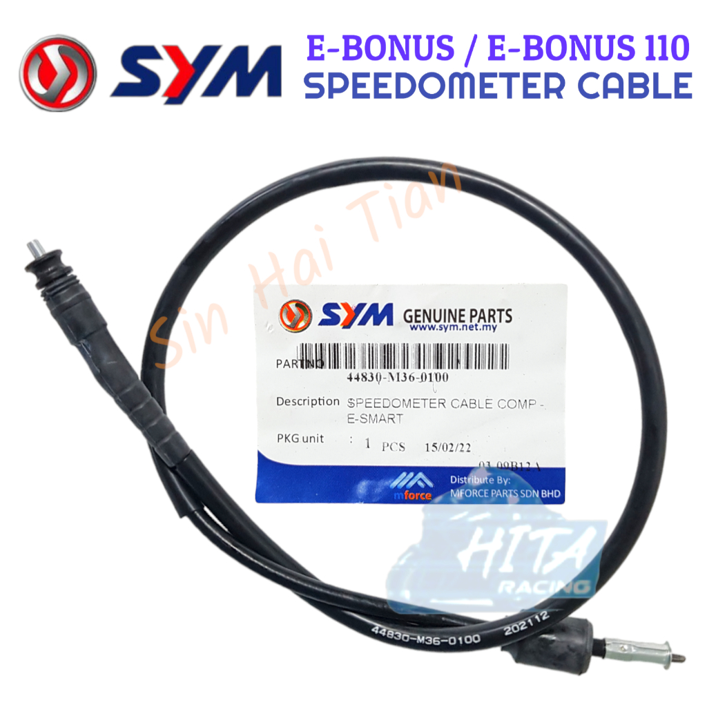SYM E-BONUS E-BONUS 110 SPEEDOMETER CABLE 44830-M36-0100 ORIGINAL READY ...