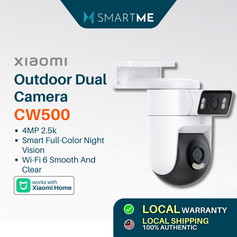 Xiaomi Outdoor Camera CW500 Dual Camera version | 4MP 2.5K Ultra Clear ...