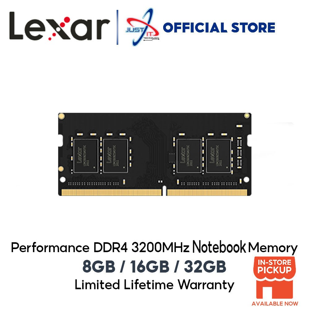 Lexar Value Performance DDR4 3200MHZ Sodimm RAM (8GB/16GB/32GB) | Shopee Malaysia