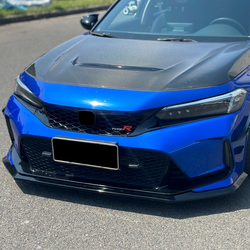 Honda Civic `2022 FE Type R Front Lip V Type For Type R Bumper | Shopee ...