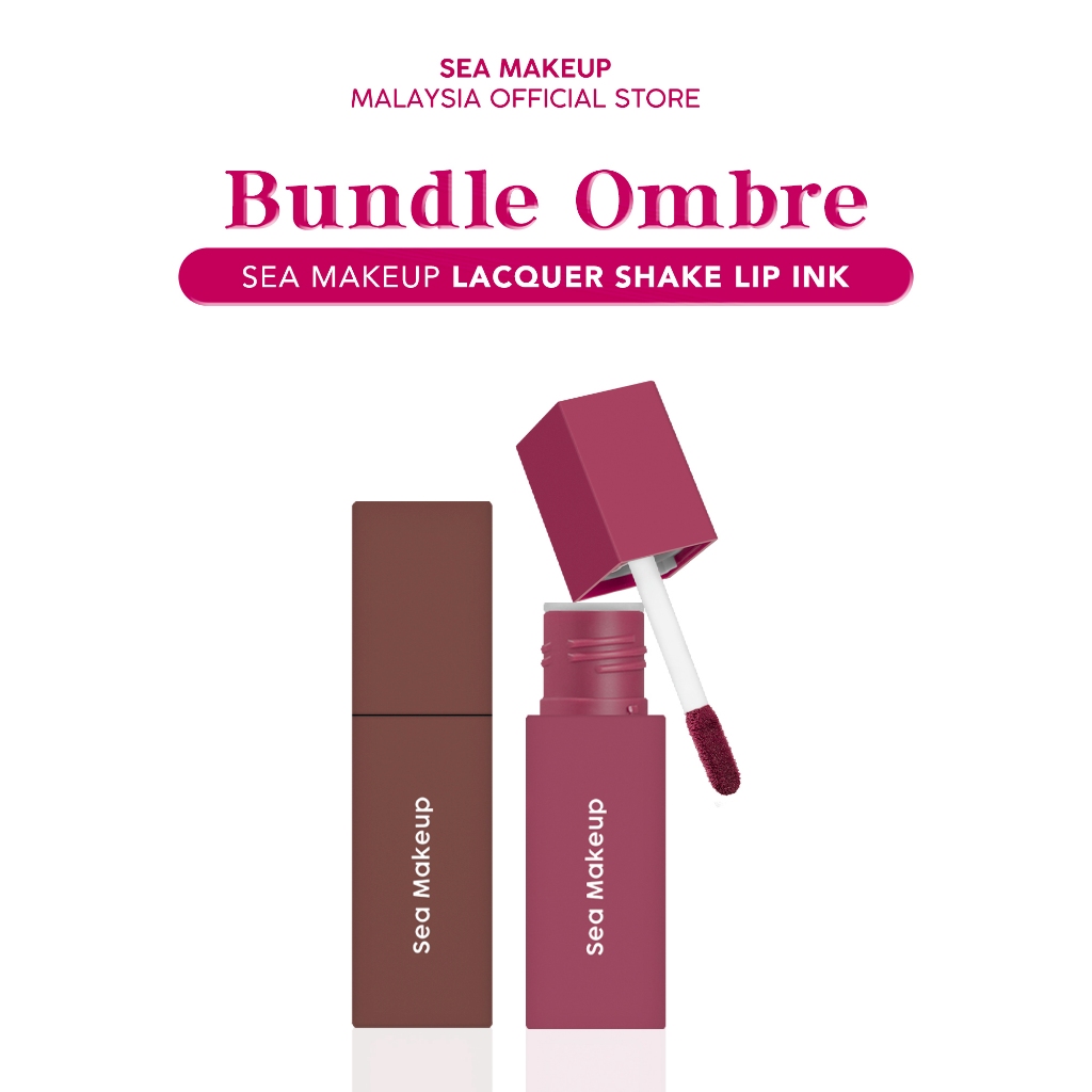 Sea Makeup Lacquer Shake Lip Ink Longlasting Ombre Liquid | Shopee Malaysia