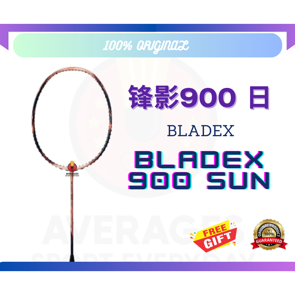 【100% Original】 BladeX 900 Max Sun Badminton Original Unstrung Racket ...