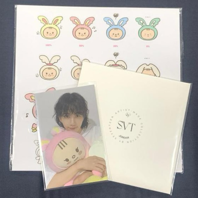 [SEVENTEEN] OFFICIAL JEONGHAN / JJONG TORAM photocard, sticker and ...