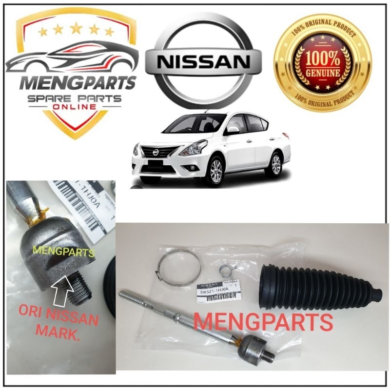 ORIGINAL NISSAN ALMERA N17 & MARCH K13 RACK END WITH STEERING BOOT SET ...