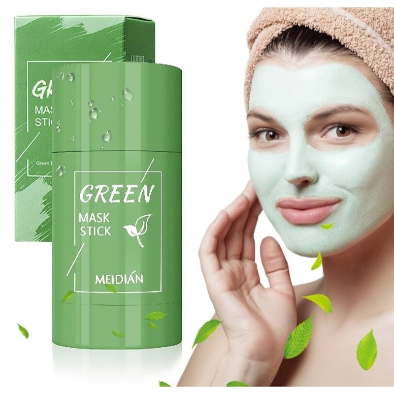 green stick mask green tea oil control clean solid mask | Shopee Malaysia