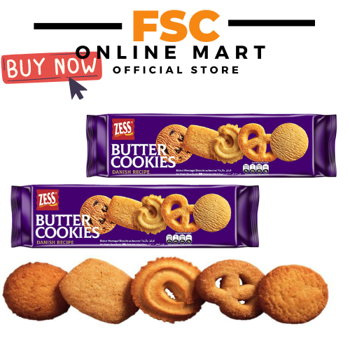 [FSC] Zess Butter Cookies Danish Recipe 115gm | Shopee Malaysia