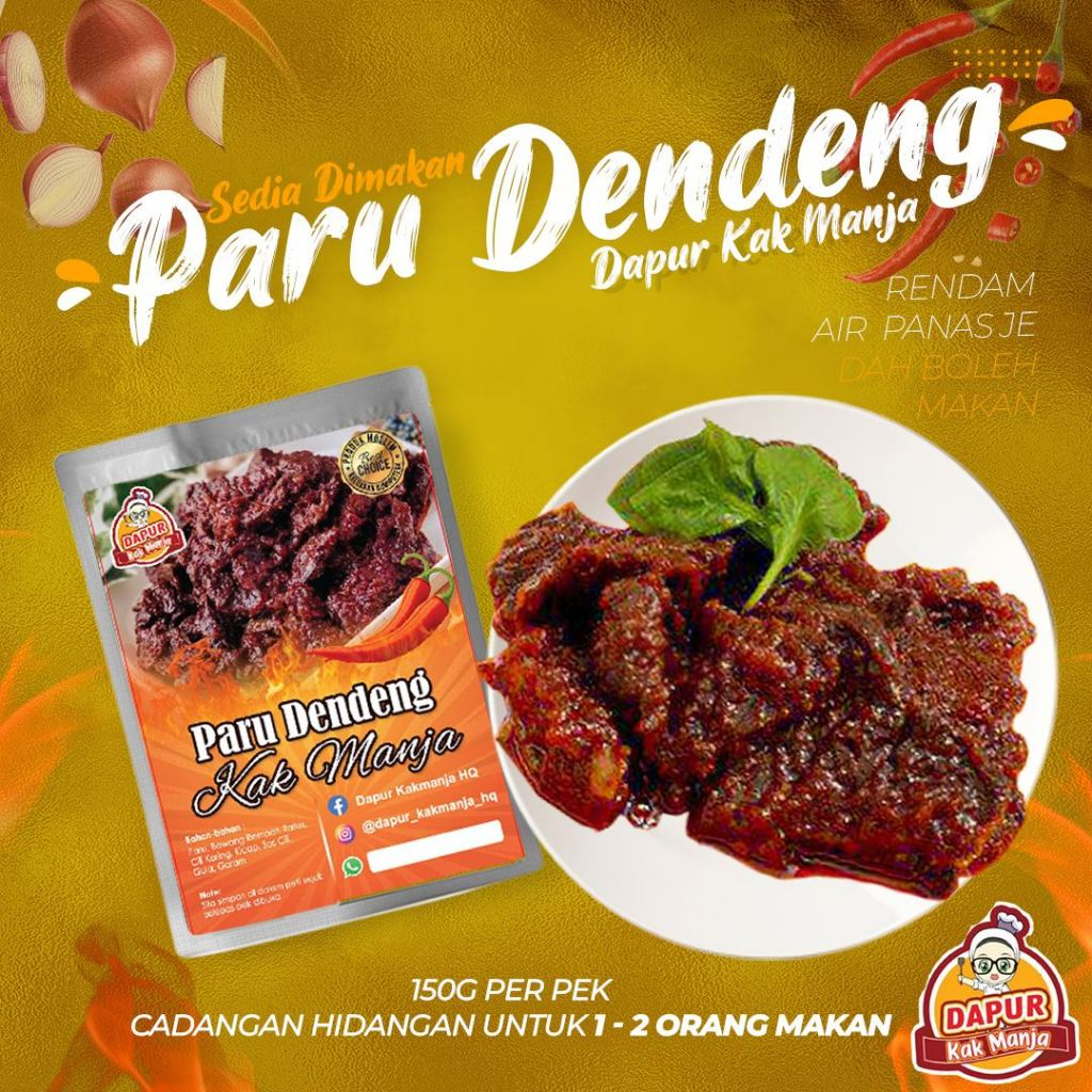 🔥[PRODUK MUSLIM]🔥DAGING DENDENG, PARU DENDENG & PARU BERLADO TRAVEL ...