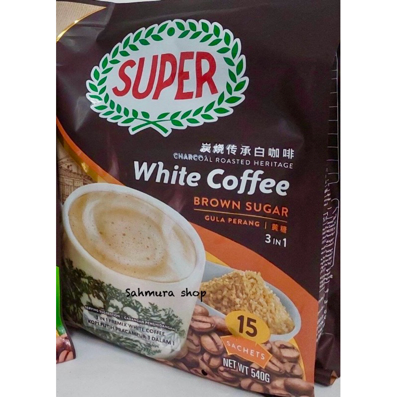 Kopi Super White Coffee - Brown Sugar - Gula Perang (bubble wrap ...