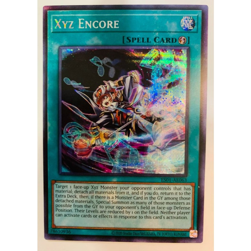 YUGIOH SD42-JP024 ES01-AE063 Xyz Encore | Shopee Malaysia
