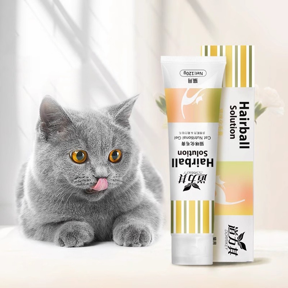 Pet Nutritional Gel Hairball Solution Cat Hairball Removal Supplement ...
