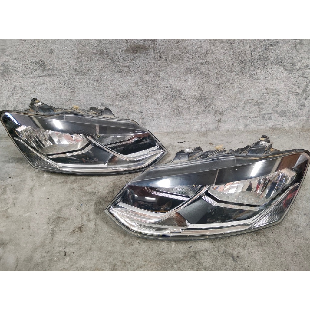 Original Volkswagen VW POLO MK5 Front Head Lights Lamps Lampu Depan 1 ...