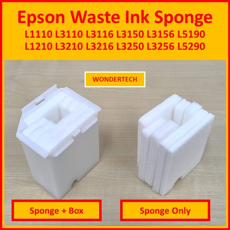 Epson L3110 Waste Ink Sponge Pad Maintenance box L1110 L3116 L3150 ...
