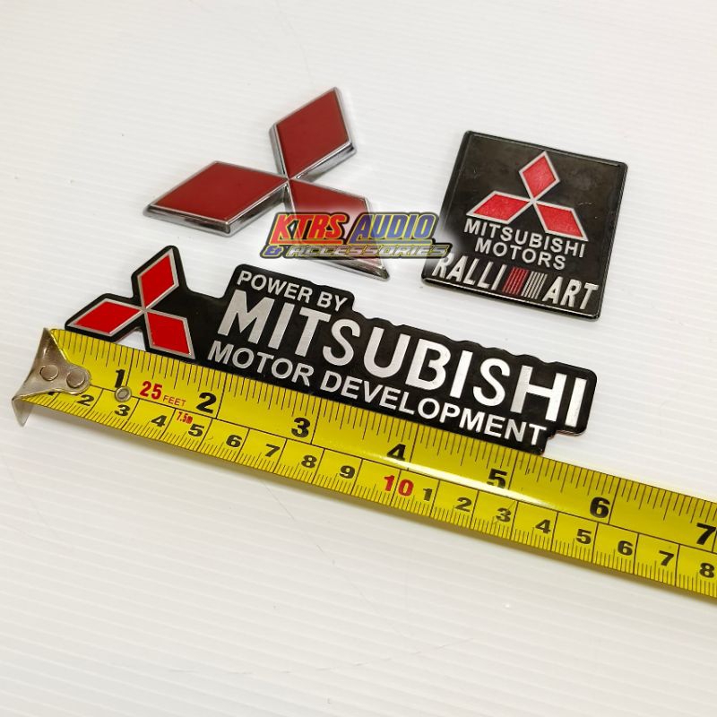 MITSUBISHI EVO EMBLEM 3 IN 1 ORIGINAL JAPAN HALFCUT CONDITION | Shopee ...