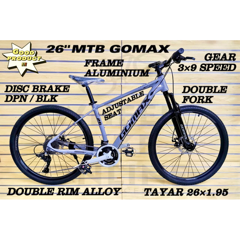 90% SIAP PASANG Basikal Dewasa/Basikal 26''/Basikal Dewasa Gear/Adult ...