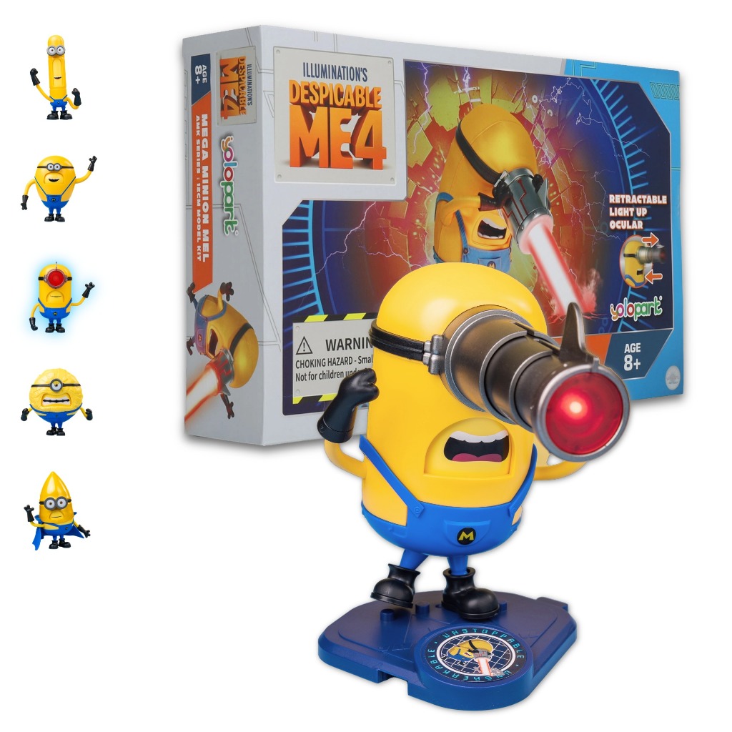 YOLOPARK AMK SERIES DESPICABLE ME 4 MINION MODEL KITS Assortment ...