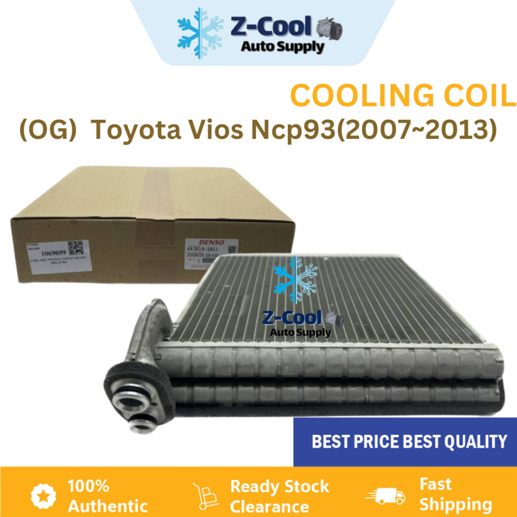 🔥COMBO COOLING COIL SET🔥Aircond Car ORIGINAL DENSO TOYOTA VIOS NCP93 ...