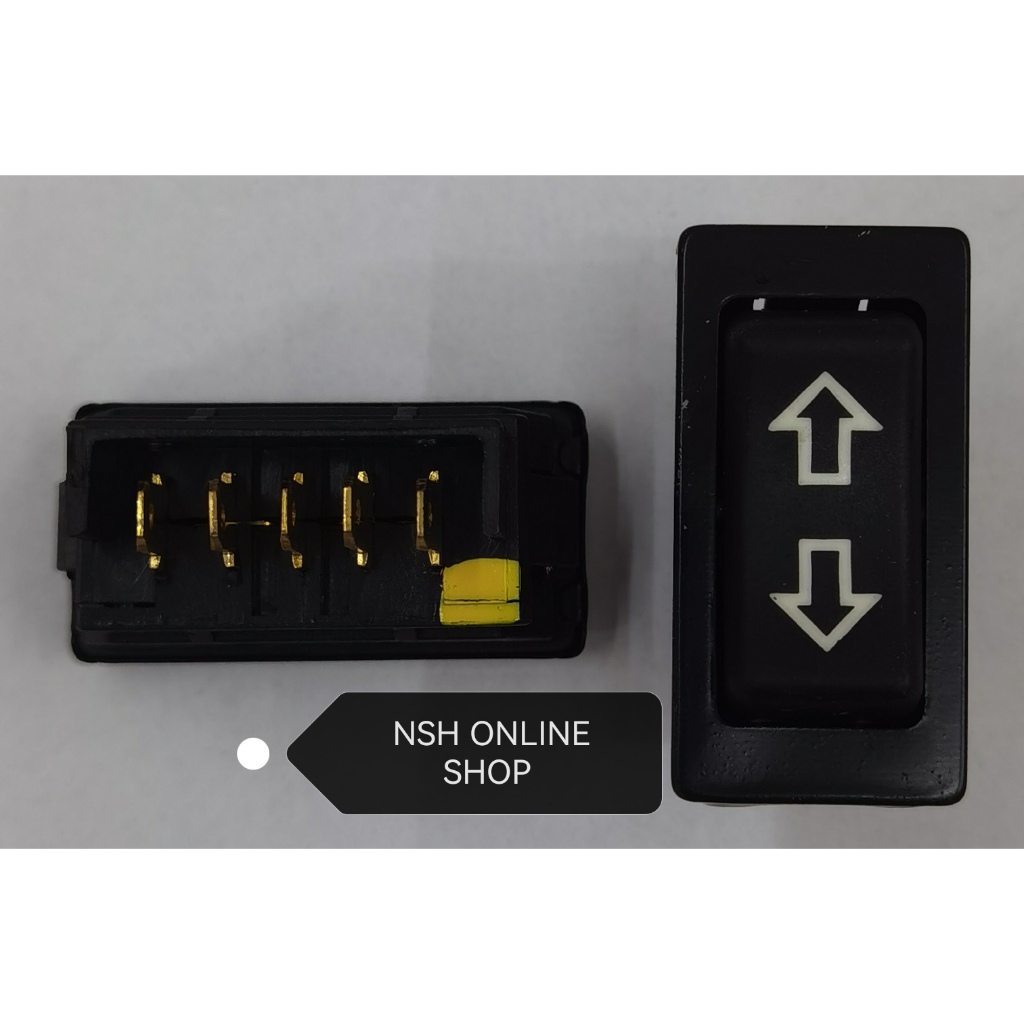 5 Pin Power Window Switch with Light for All Modiflied Cars | Shopee ...