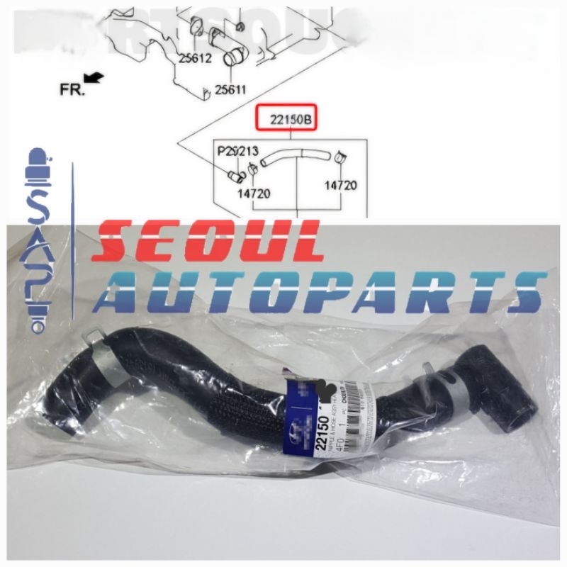 NIPPLE PIPE - CYLINDER HEAD > EGR = Starex A2 (2012-2021) #221504A710 ...