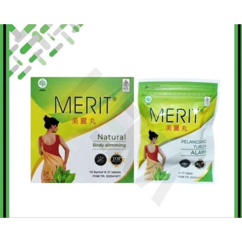 PIL KURUS MERIT 1sachet 21 pills | Shopee Malaysia