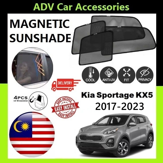 Kia Sportage KX5 2017-2023 ADV Magnetic Sunshade [4PCS] | Shopee Malaysia
