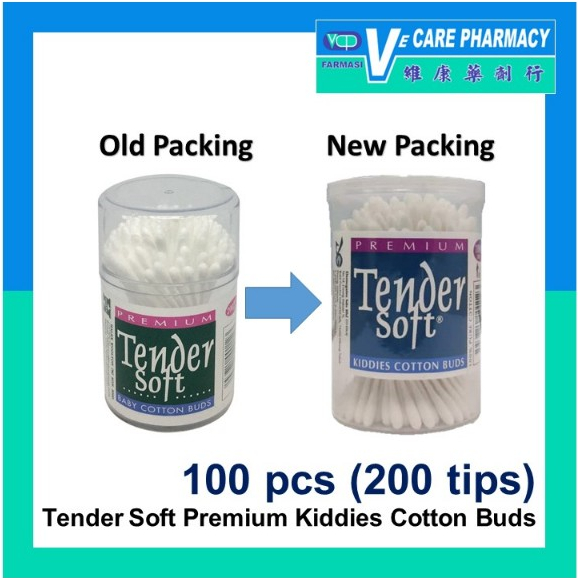 Tender Soft Premium Baby Cotton Buds / Tender Soft Premium Kiddies ...