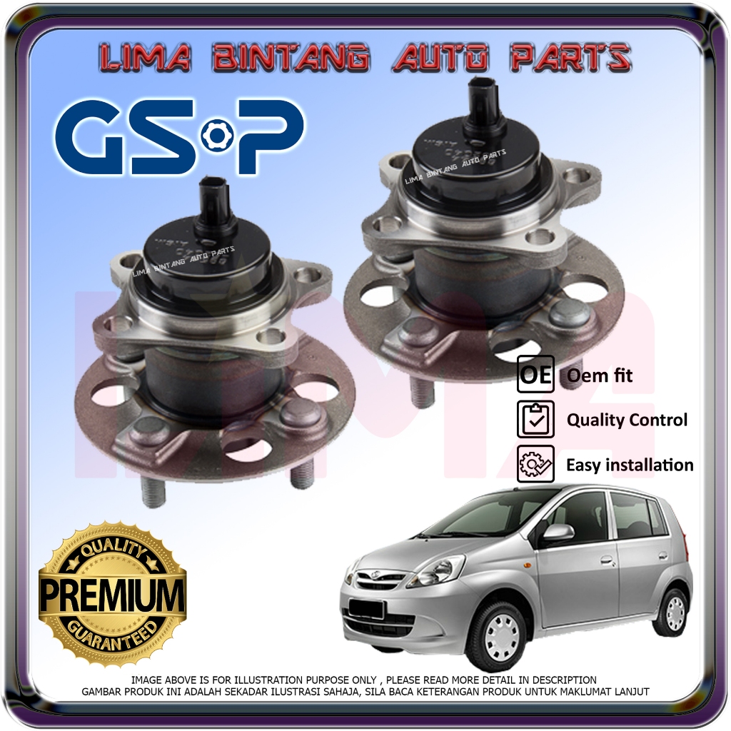 Perodua Viva Rear Wheel Bearing Hub Assy GSP *Original* | Shopee Malaysia