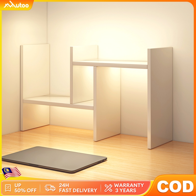 MT Table top rack Adjustable Multipurpose Book Shelf Table Organizer ...
